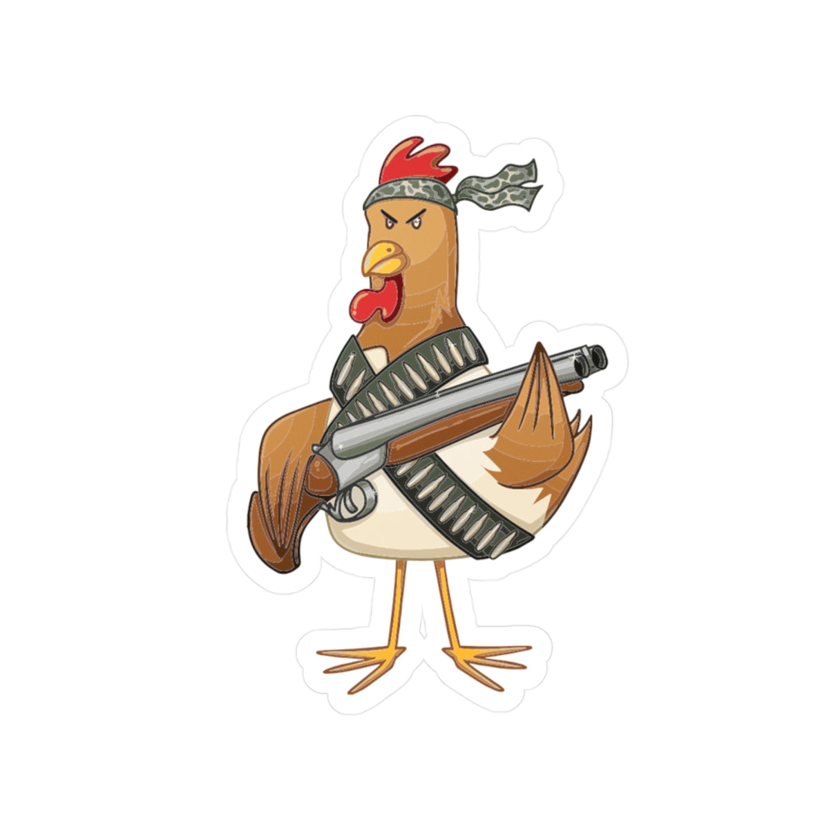 TACTICAL CHICKEN Kiss-Cut Vinyl Decal – BearIndependent