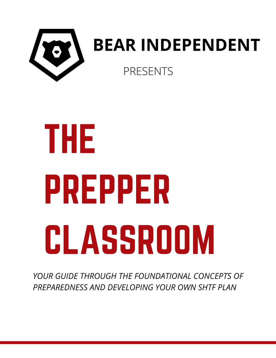 Prepper Classroom Study Guide Digital Download Notebook – BearIndependent